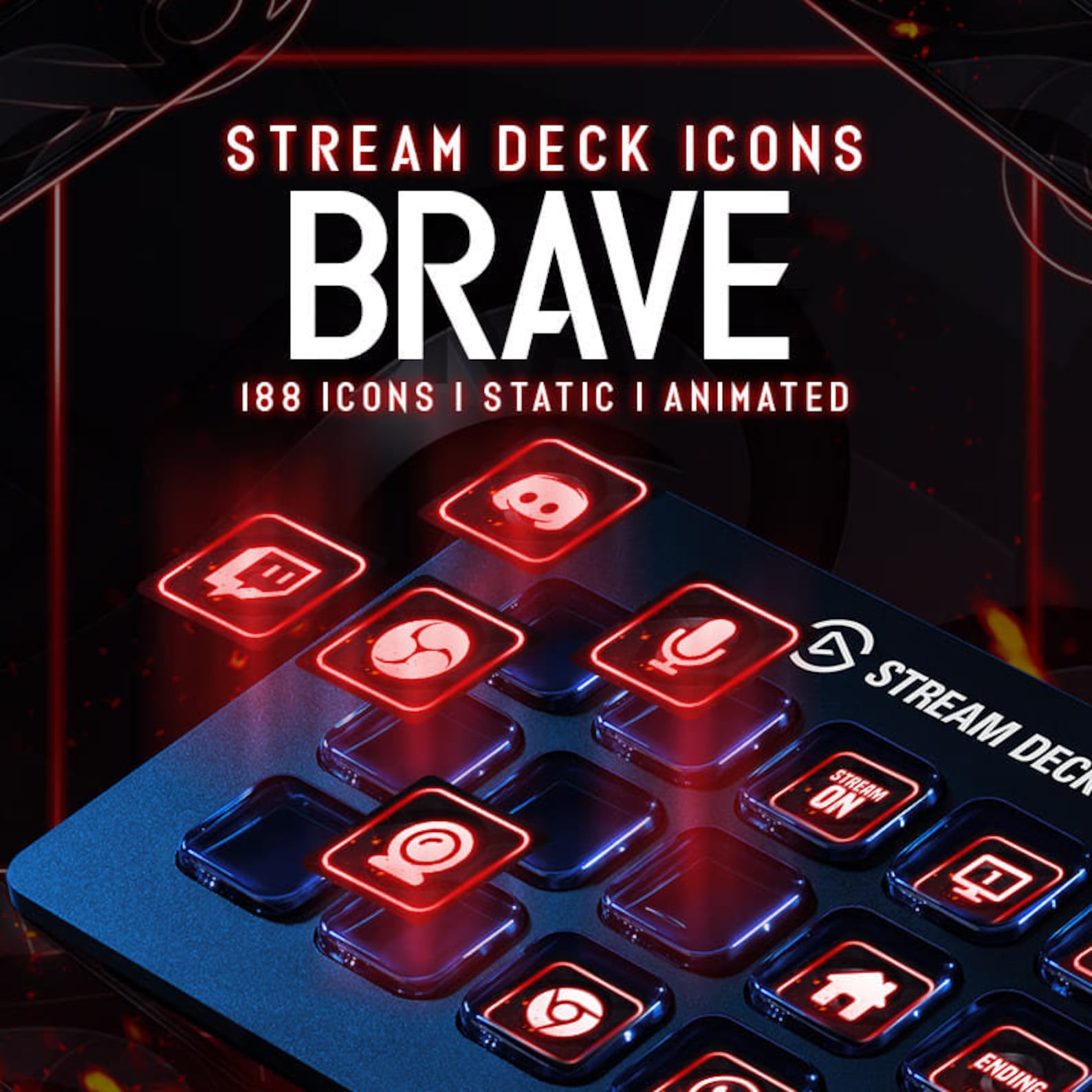 Brave Stream Deck Icons - Etsy