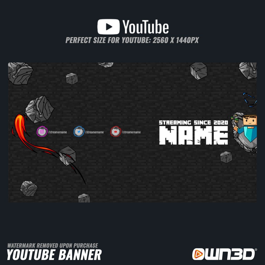 Animated Twitch Overlay Package Craft [twitch | Kick | Youtube] - Etsy