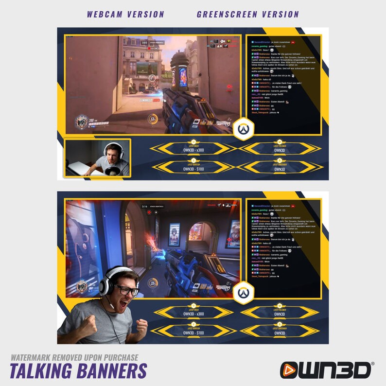 Animated Twitch Overlay Package Nuke [twitch | Kick | Youtube] - Etsy ...