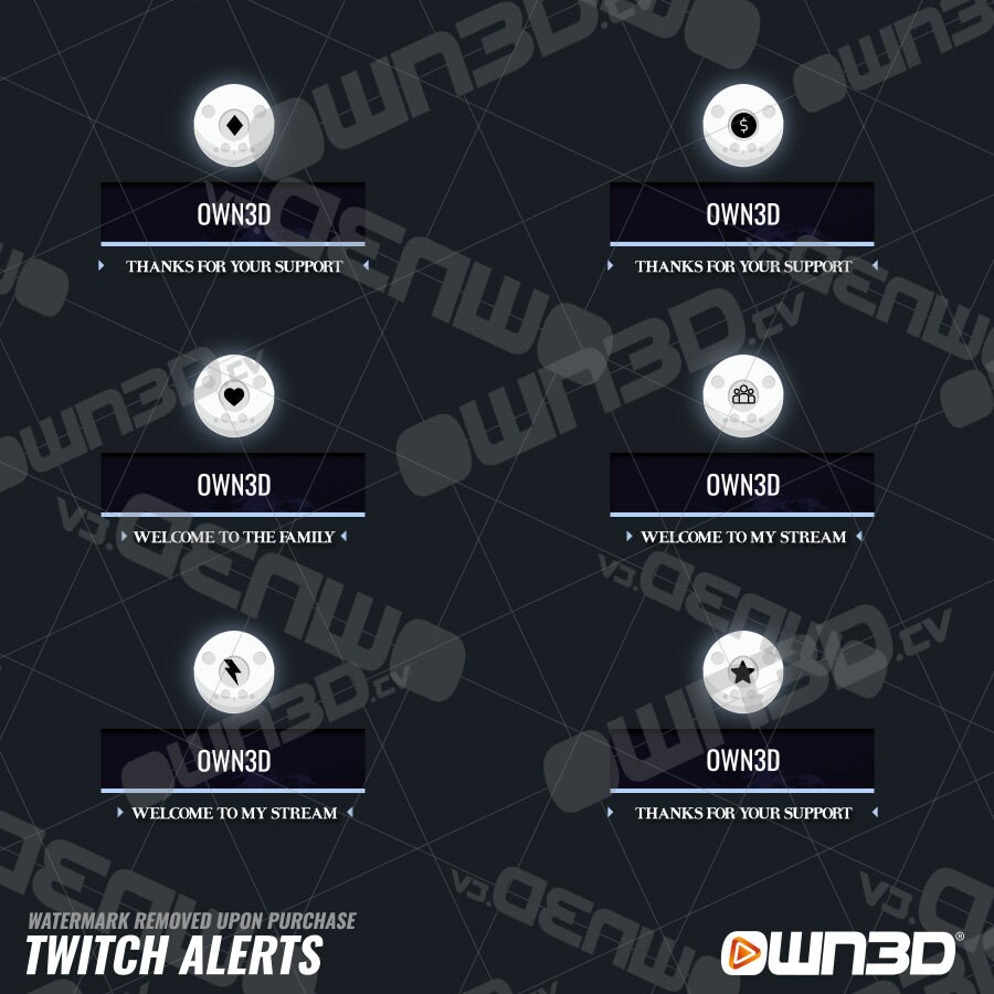 Animated Twitch Overlay Package Mystic twitch Kick Youtube - Etsy