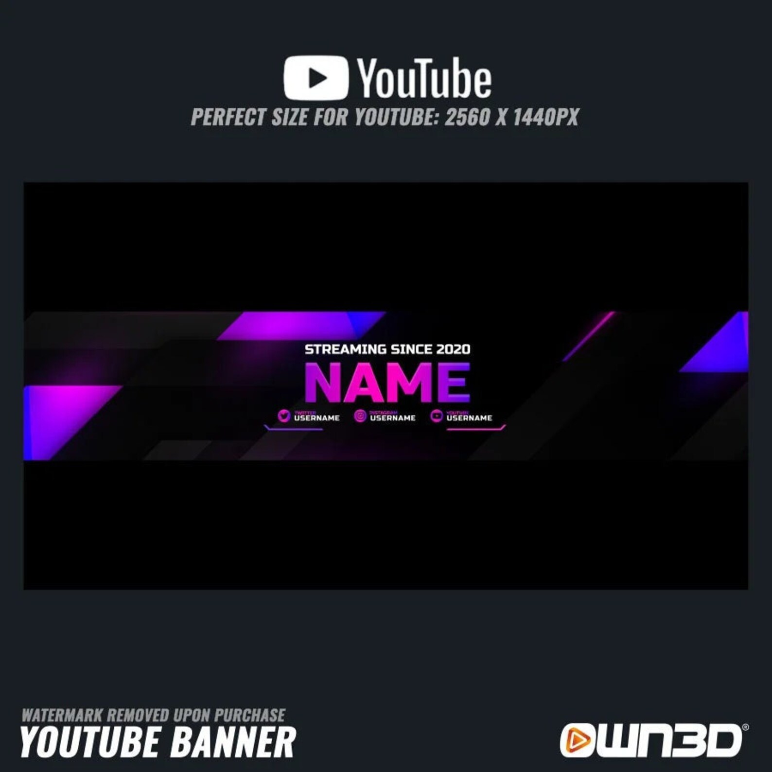 Zenith Youtube Banner - Etsy