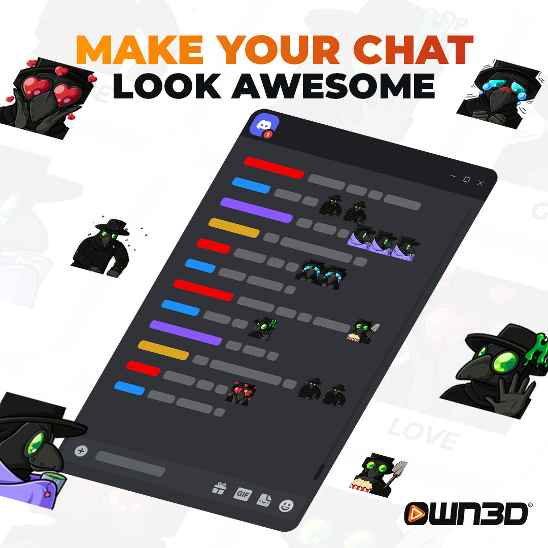 Plague Doc Emotes - 8 Pack [twitch | Kick | Youtube | Discord] - Etsy