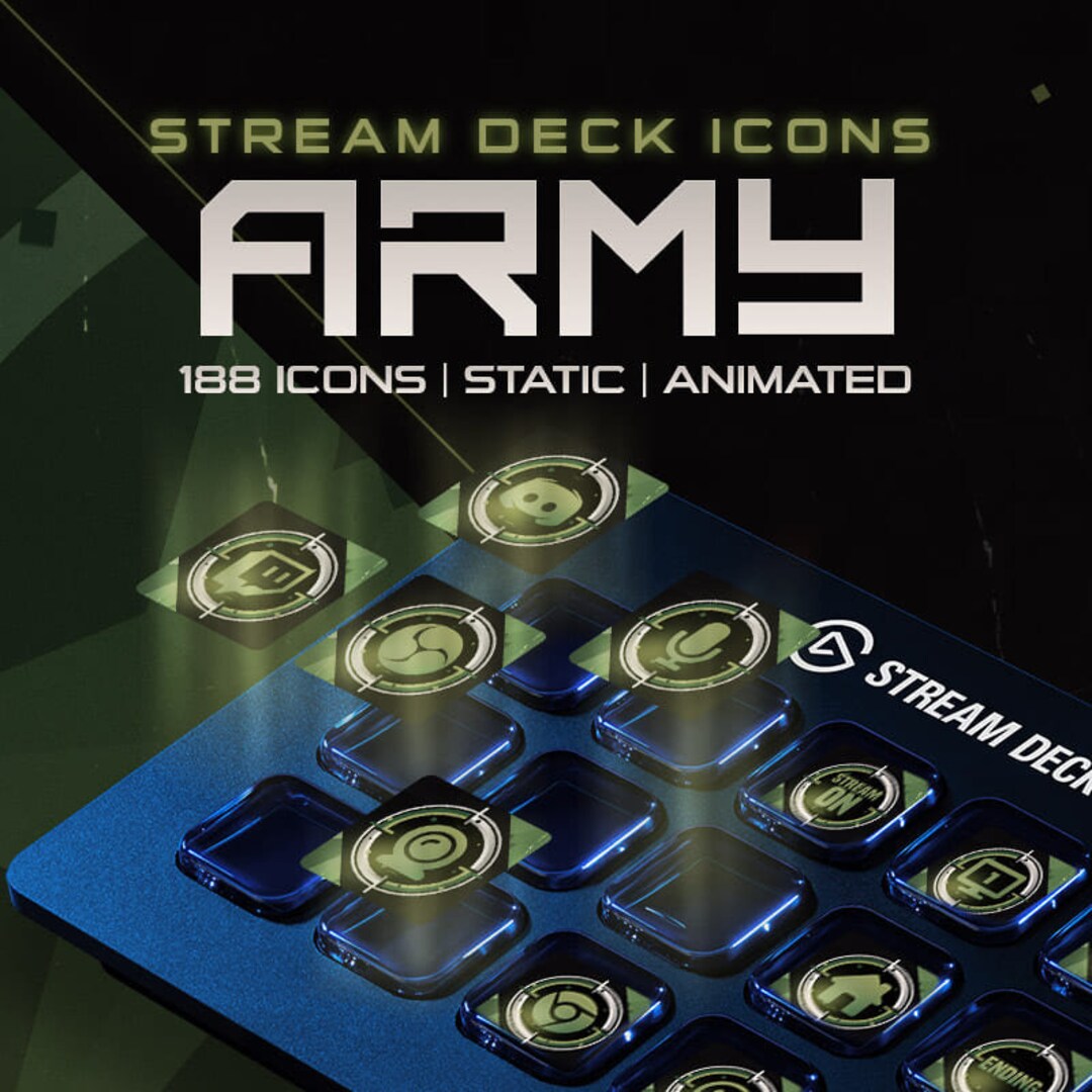 Army Stream Deck Icons - Etsy