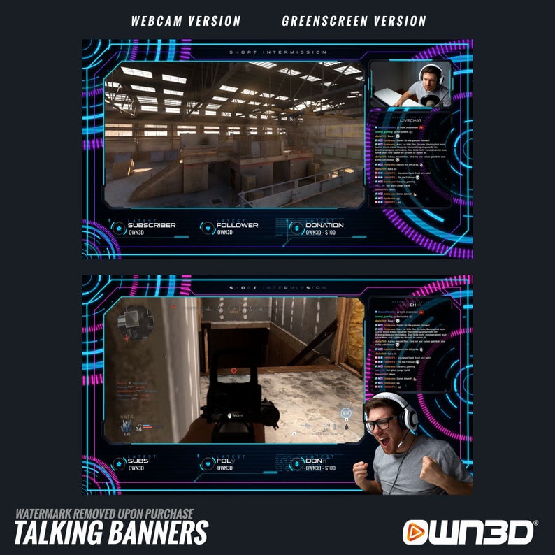 Animated Stream Overlay Package Timeline [twitch | Kick | Youtube] - Etsy