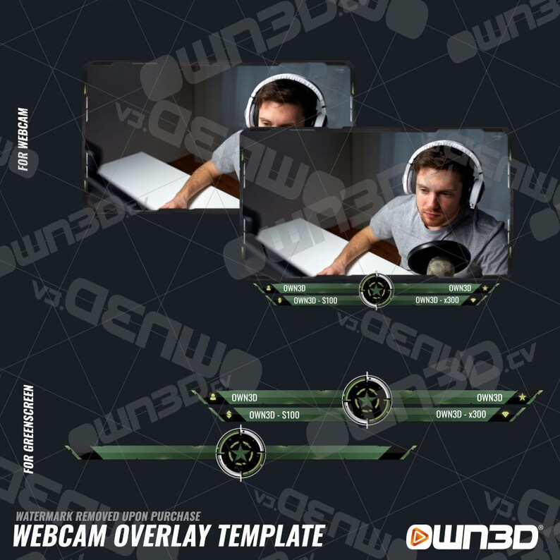 Animated Twitch Overlay Package Army [twitch | Kick | Youtube] - Etsy