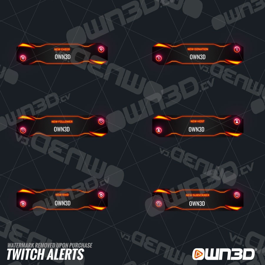 Animated Stream Overlay Package Omega [twitch | Kick | Youtube] - Etsy