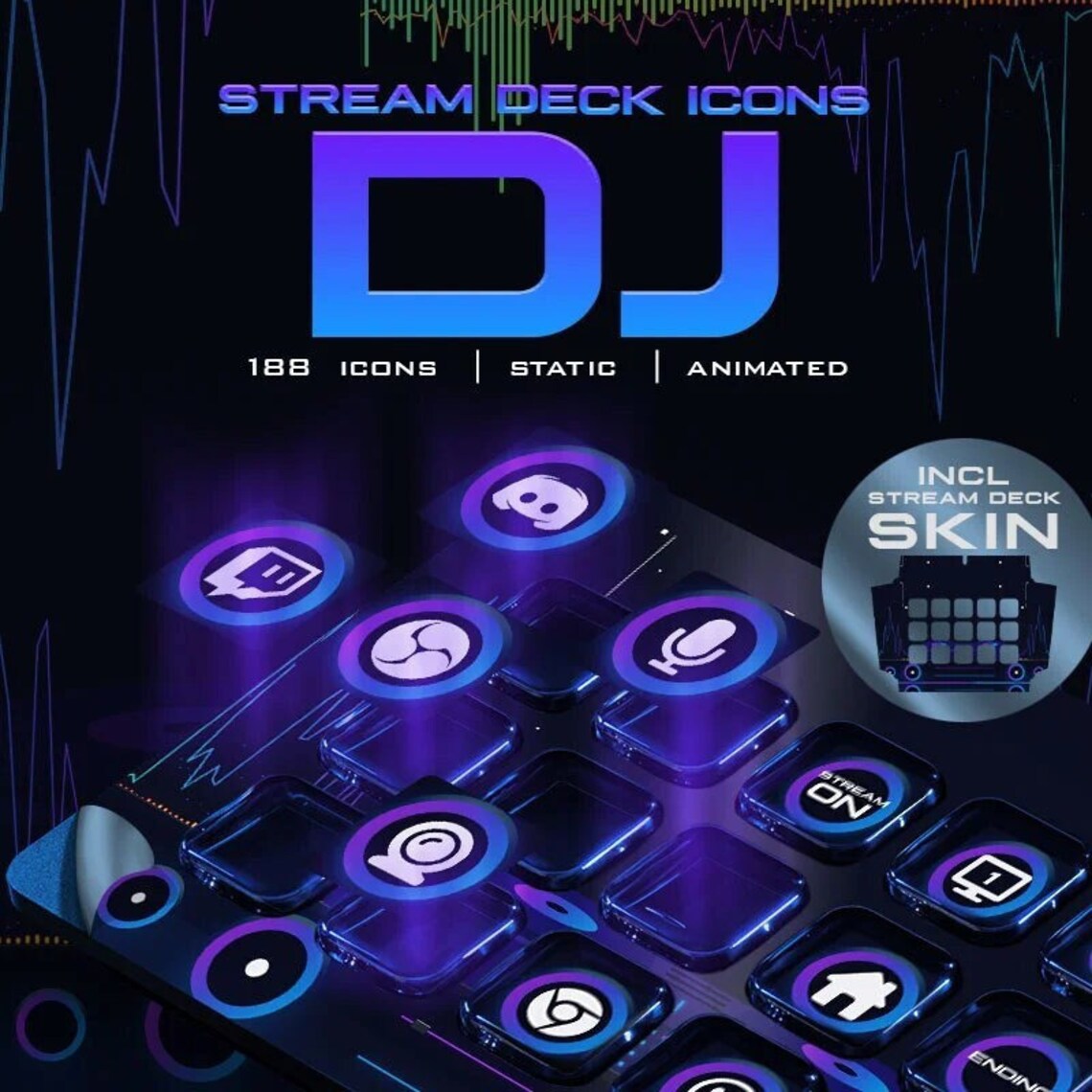 DJ Stream Deck Icons - Etsy