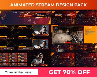 Animated Dragon Overlay Twitch Package Instant Download / - Etsy