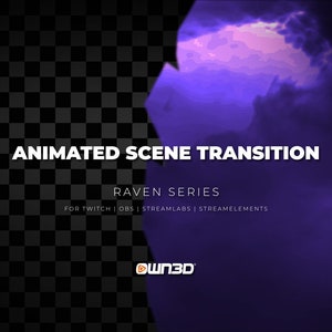 Animated Stream Overlay Package Raven [twitch | Kick | Youtube] - Etsy