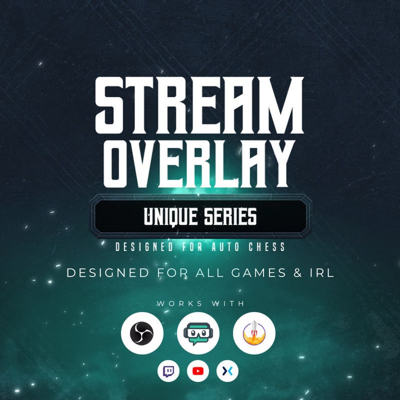 Animated Twitch Overlay Package Unique - Etsy