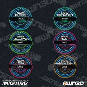 Animated Stream Overlay Package Timeline [twitch | Kick | Youtube] - Etsy