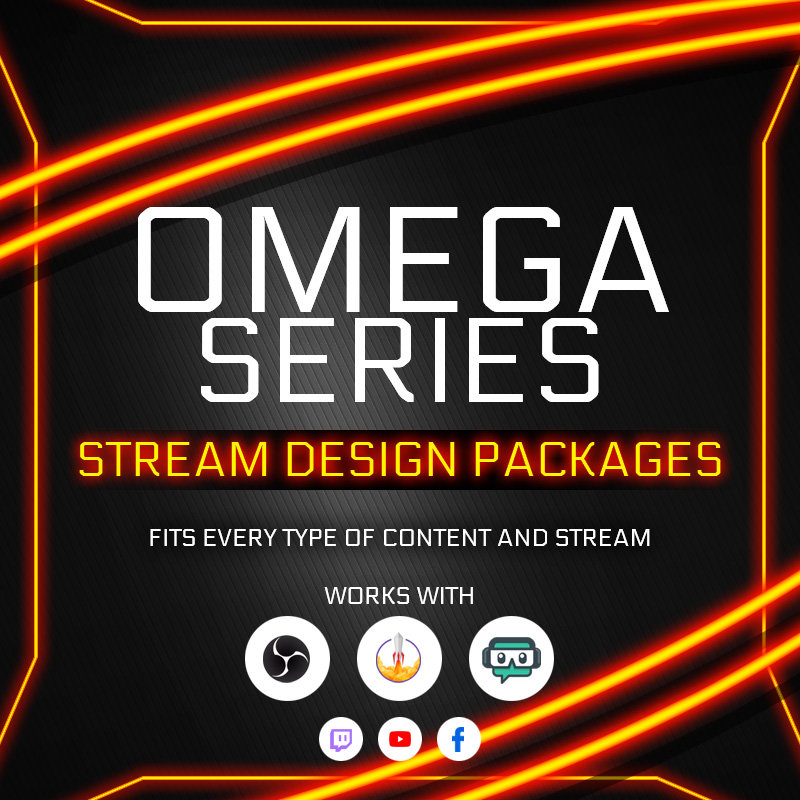Animated Stream Overlay Package Omega [twitch | Kick | Youtube] - Etsy