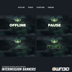 Animated Stream Overlay Package Military [twitch | Kick | Youtube] - Etsy