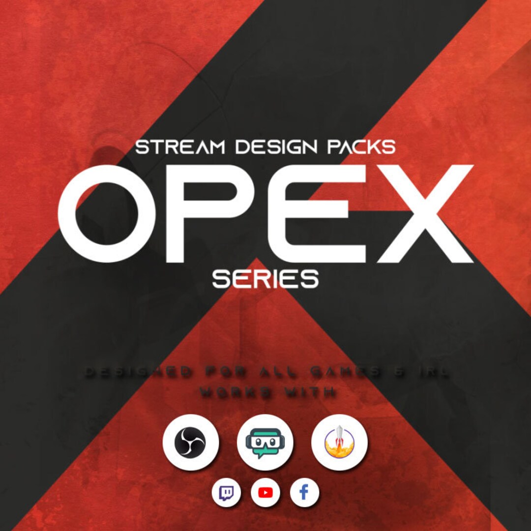 Animated Twitch Overlay Package OPEX [twitch | Kick | Youtube] - Etsy