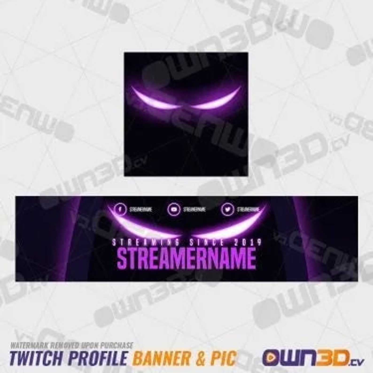 Raven Twitch Banners - Etsy