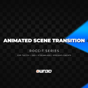Animated Stream Overlay Package Roccit [twitch | Kick | Youtube] - Etsy