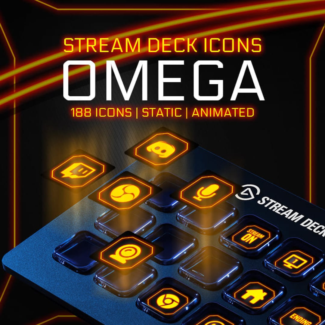 Omega Stream Deck Icons - Etsy