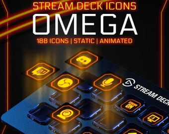 ANIMATED WHITE NEON Stream Deck Icons | Streamer | Twitch | Discord ...