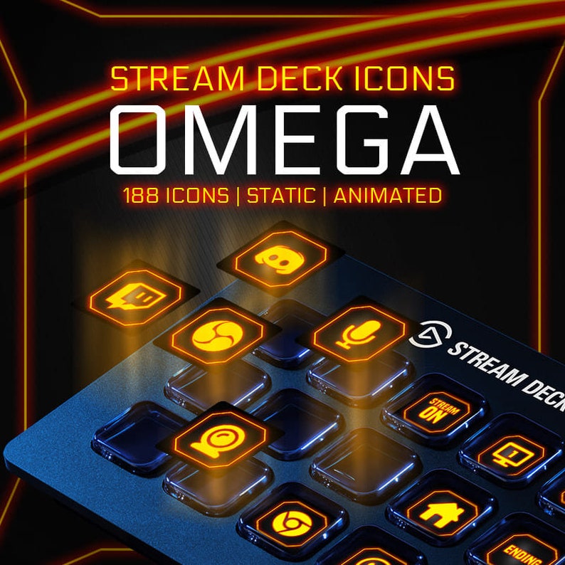 Omega Stream Deck Icons - Etsy