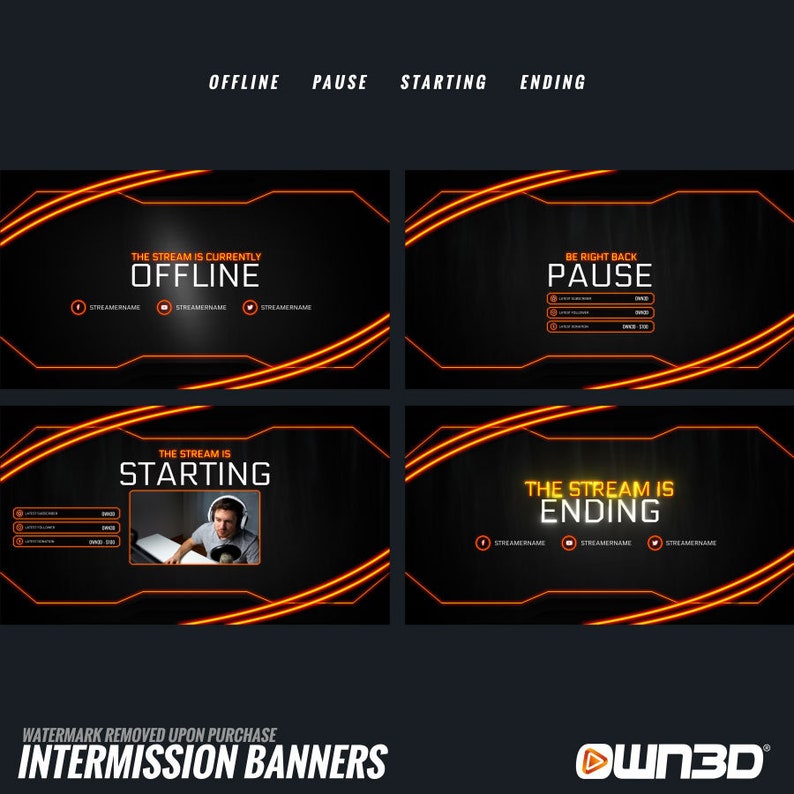 Animated Stream Overlay Package Omega [twitch | Kick | Youtube] - Etsy
