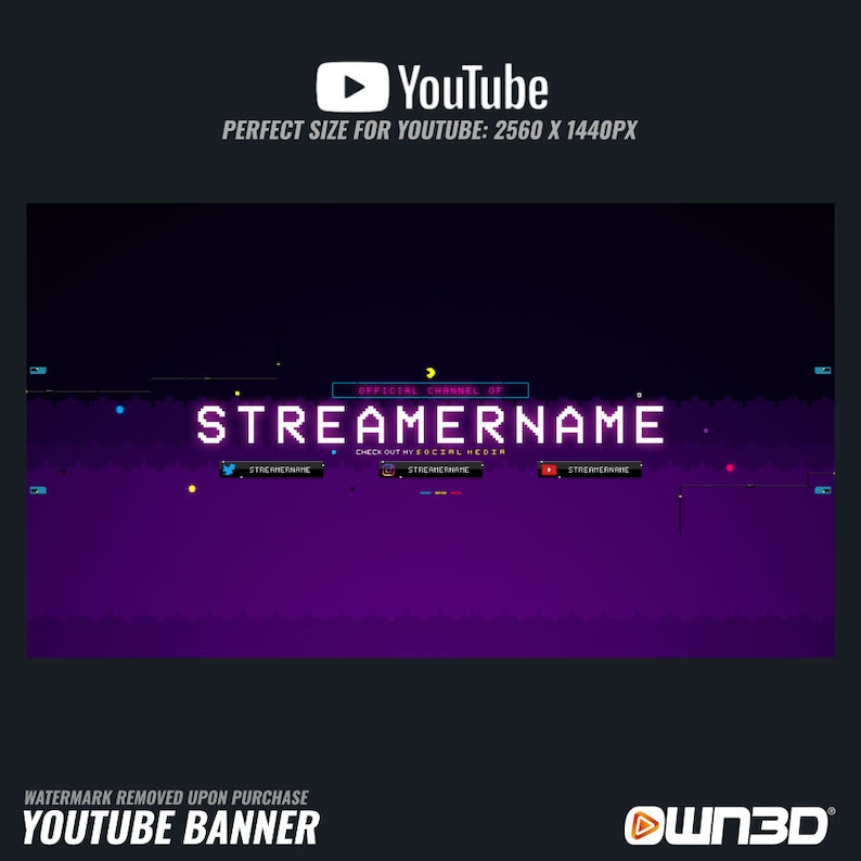 Animated Stream Overlay Package Pixelart - Etsy