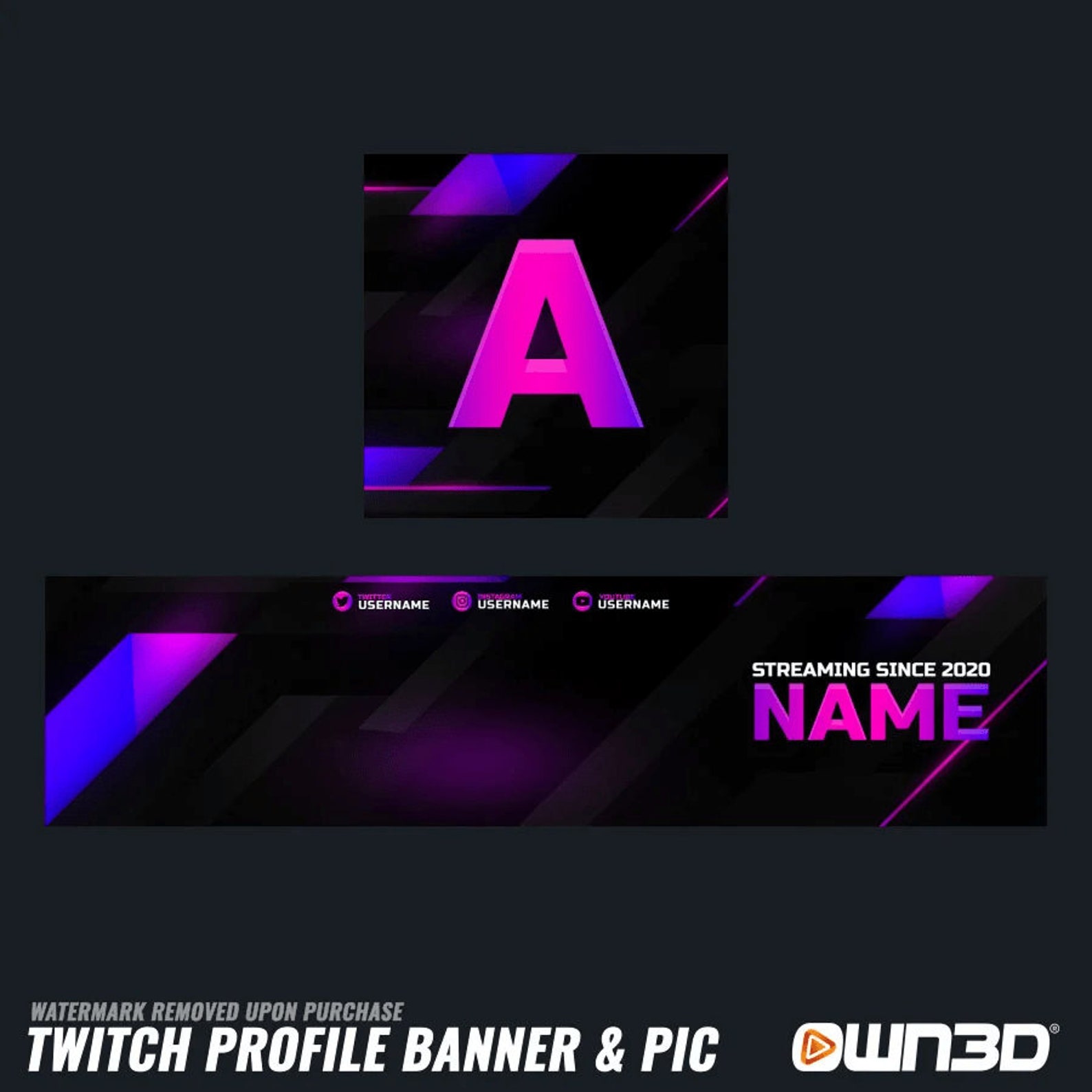 Zenith Twitch Banners - Etsy