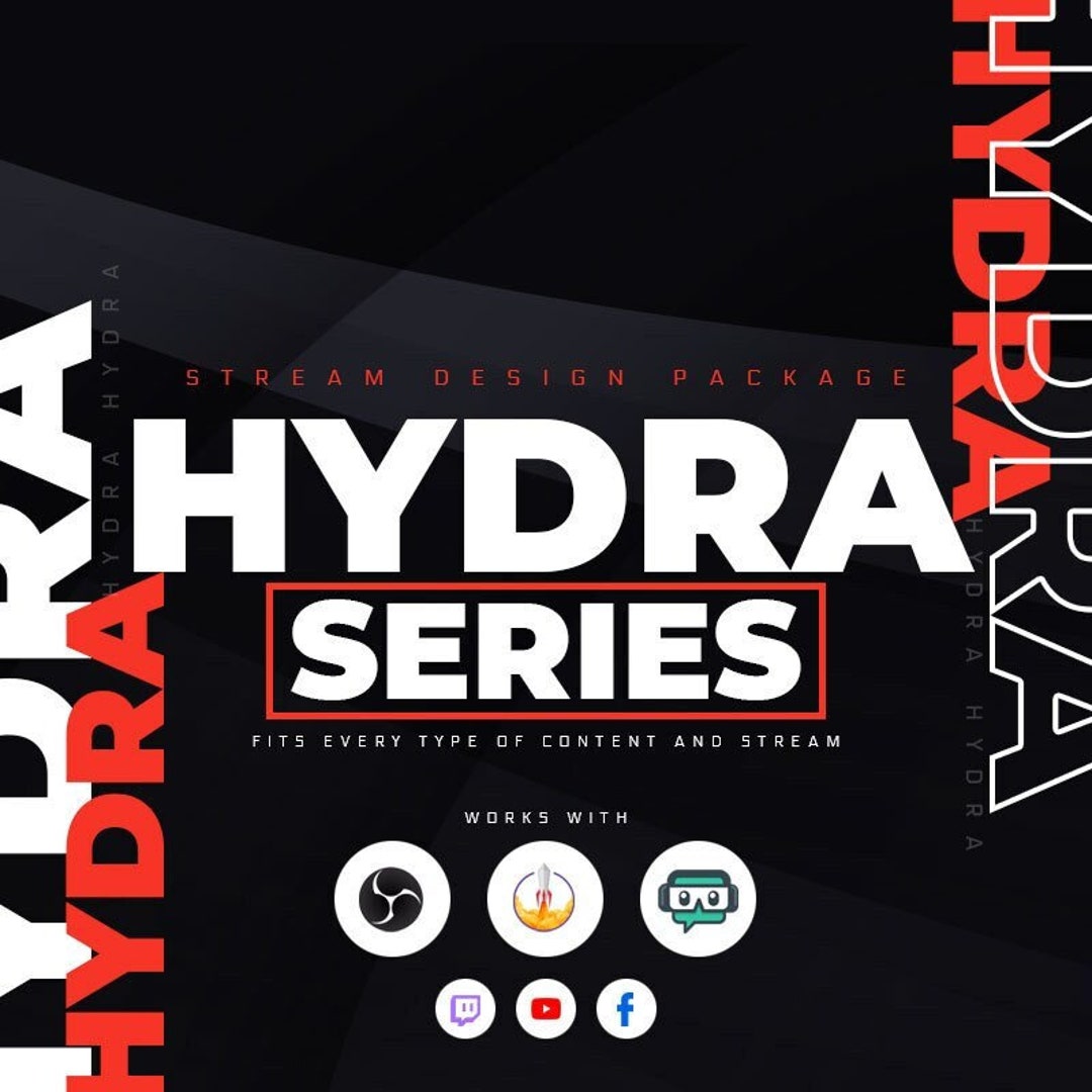 Animated Twitch Overlay Package Hydra [twitch | Kick | Youtube] - Etsy