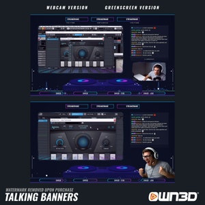 Animated Twitch Overlay Package DJ [twitch | Kick | Youtube] - Etsy