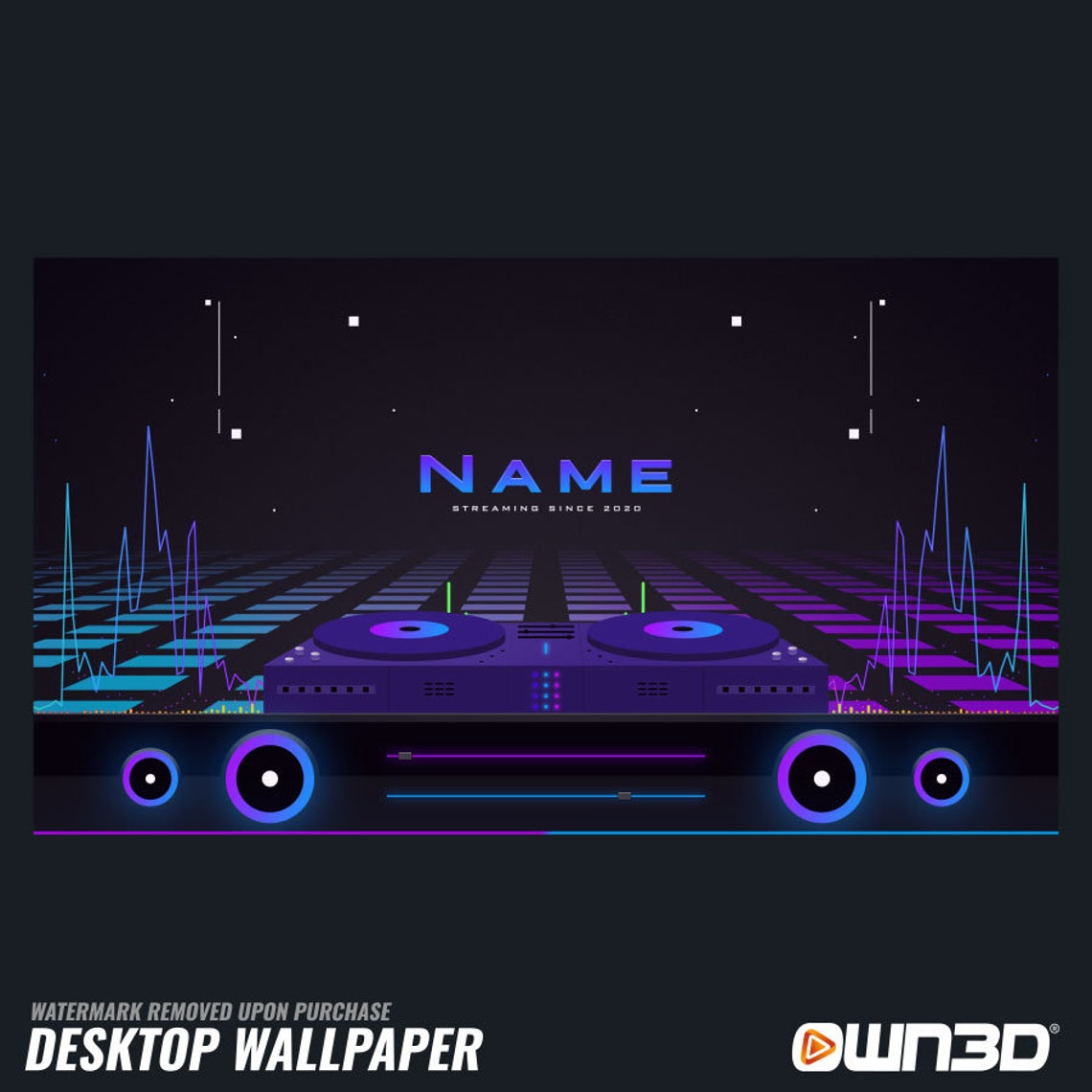 Animated Twitch Overlay Package DJ [twitch | Kick | Youtube] - Etsy