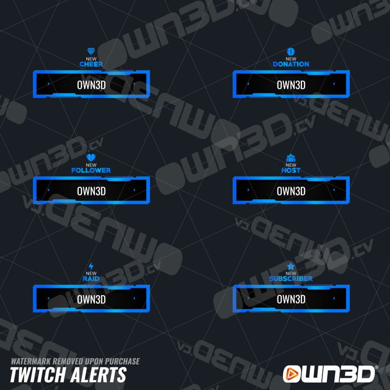 Animated Stream Overlay Package Roccit twitch Kick - Etsy