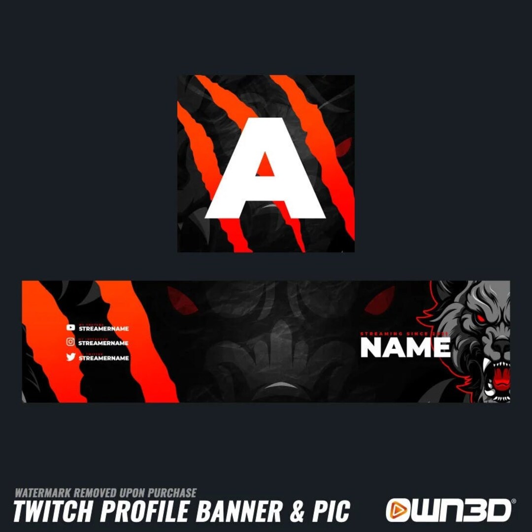 Wolves Twitch Banners - Etsy