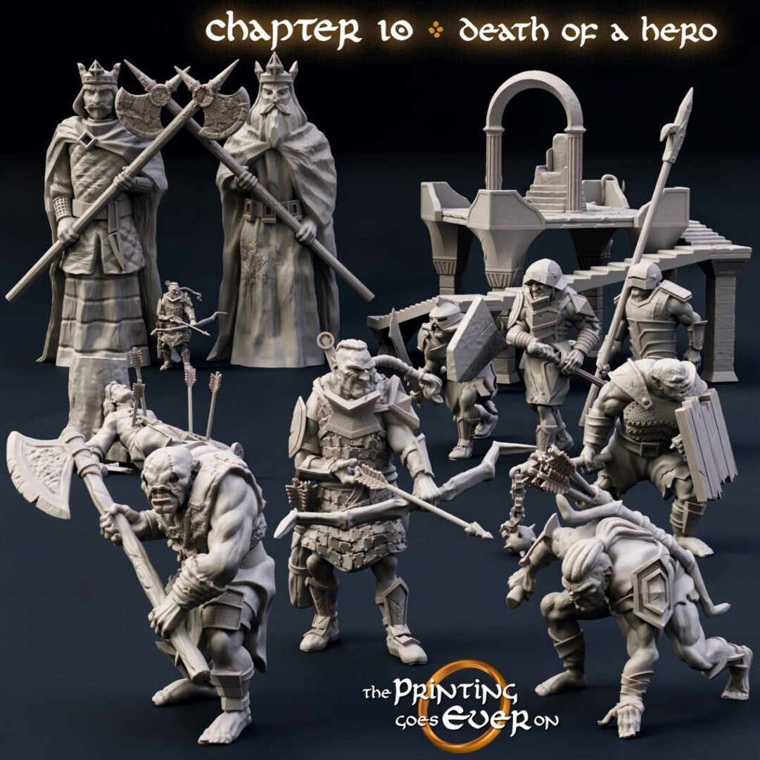 Death of A Hero - the Printing Goes Ever on Miniatures - Chapter 10 ...