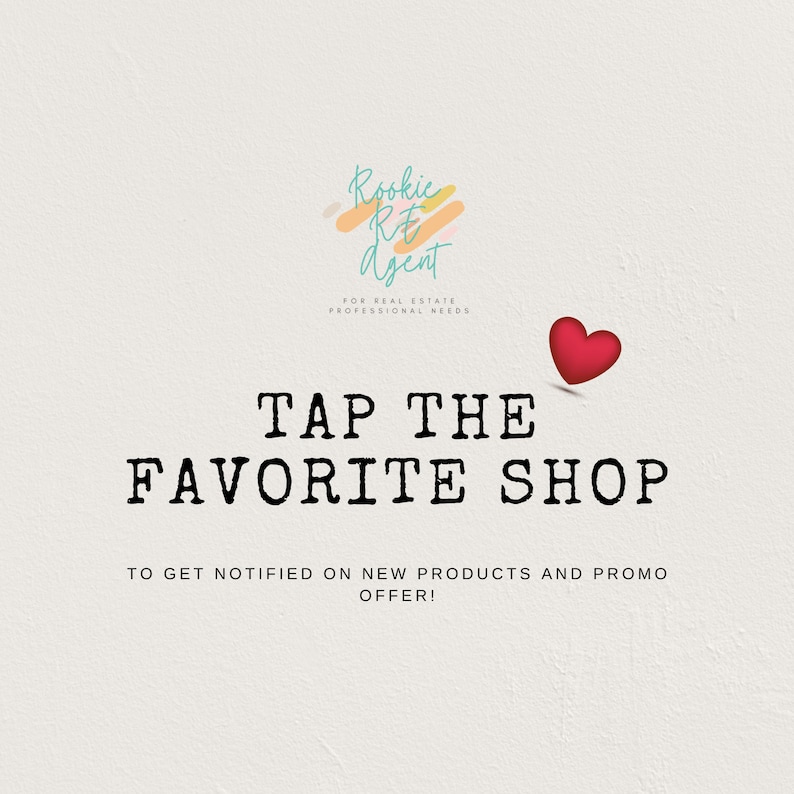 Tea and Honey Real Estate Pop-by Tags | Realtor Marketing Pop-by Tag - Etsy