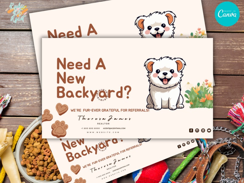 Realtor Pet Pop by Tags: Editable Marketing Templates (digital Download ...