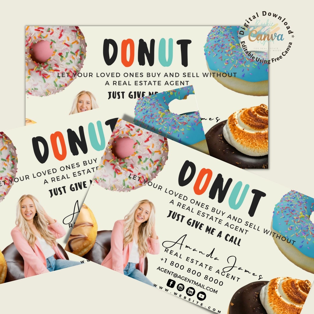 Donuts Real Estate Pop by Tag Referrals Pop by Tag - Etsy
