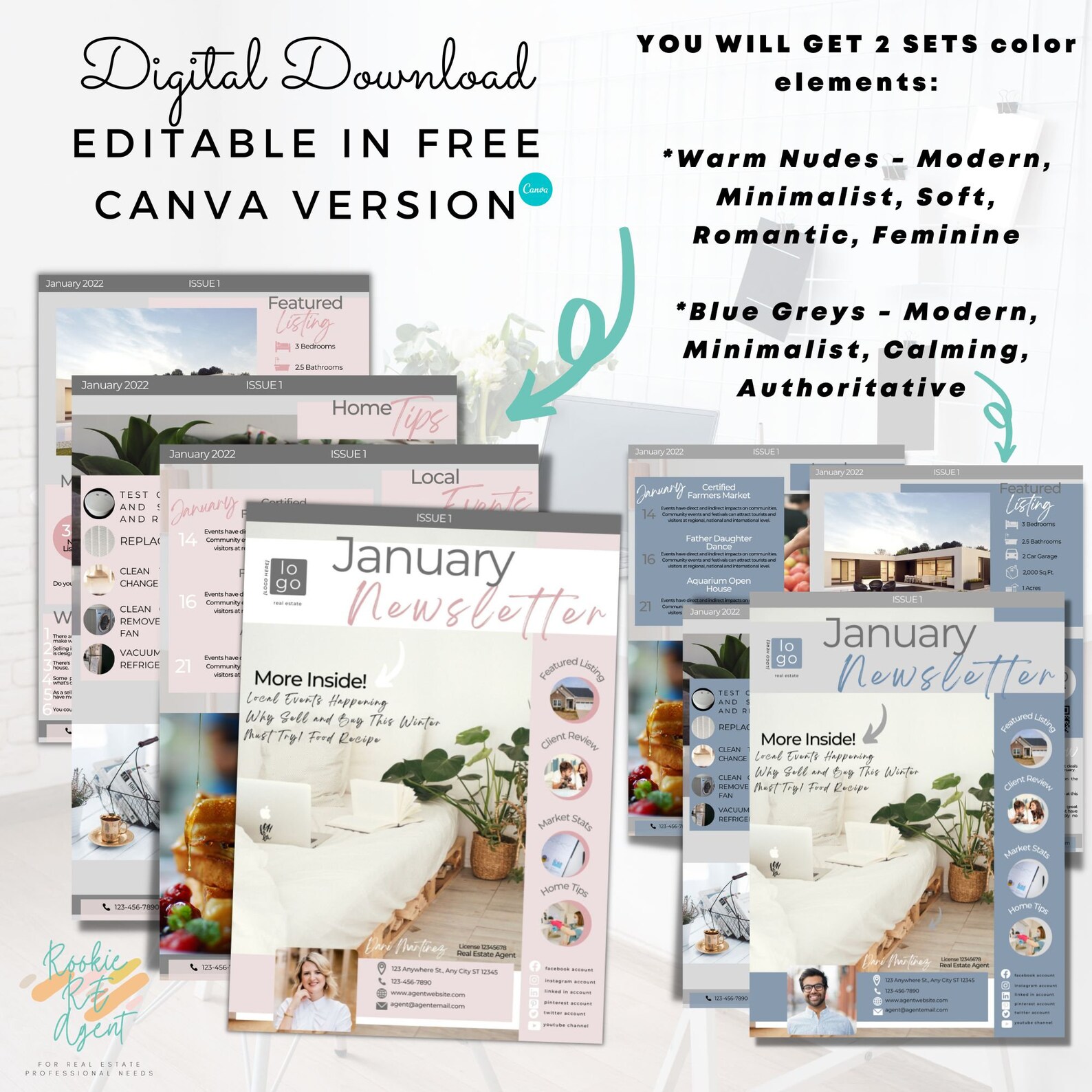 Real Estate January Monthly Marketing Newsletter | Real Estate Mail ...