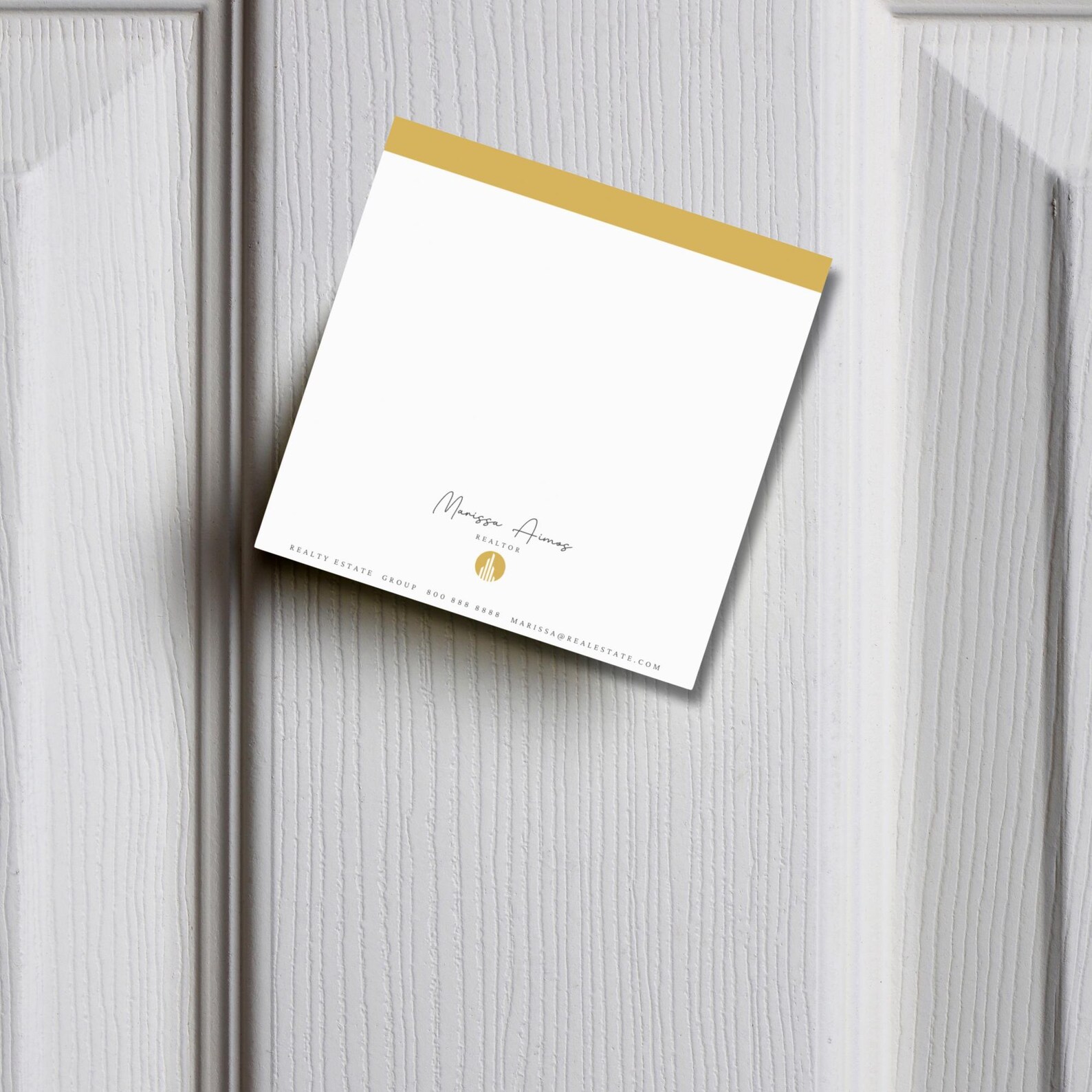 Customizable Sticky Notes for Professionals, Real Estate Note Pads ...