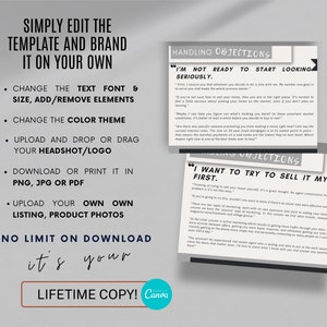 Real Estate Objection Handling Scripts: Realtor Sales Guide (instant ...