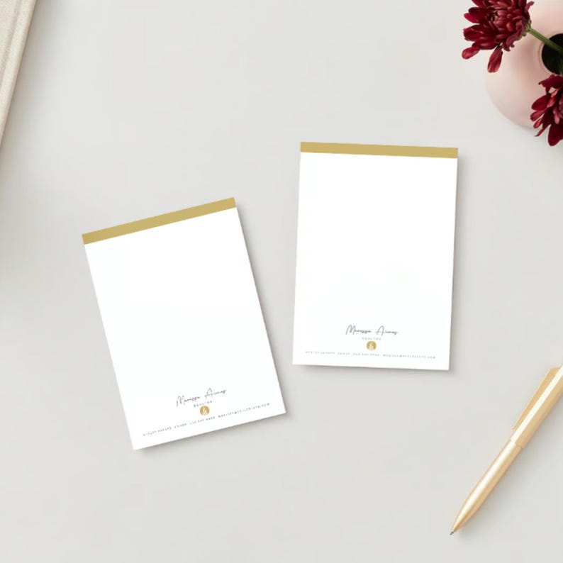 Customizable Sticky Notes for Professionals, Real Estate Note Pads ...