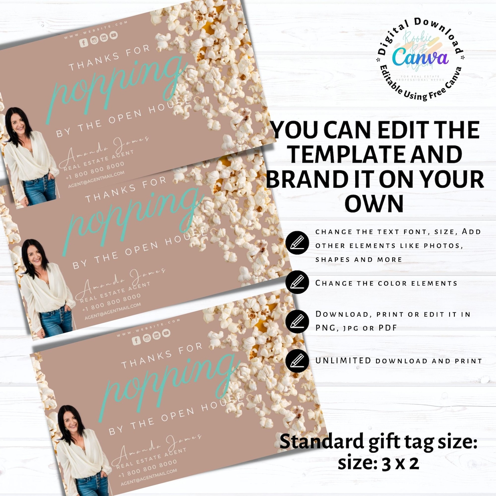 Thanks for Popping by the Open House Real Estate Pop by Tag | Open ...