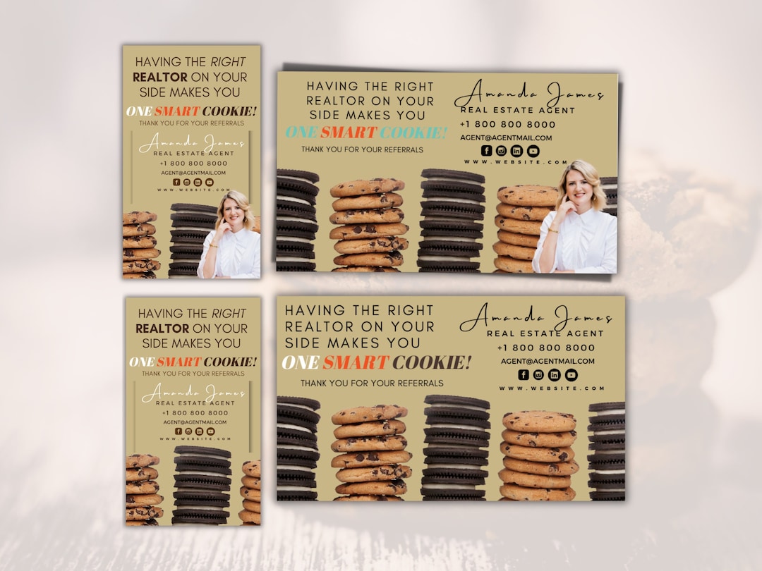 Realtor Cookies Pop by Tag: Editable Marketing Template (digital ...