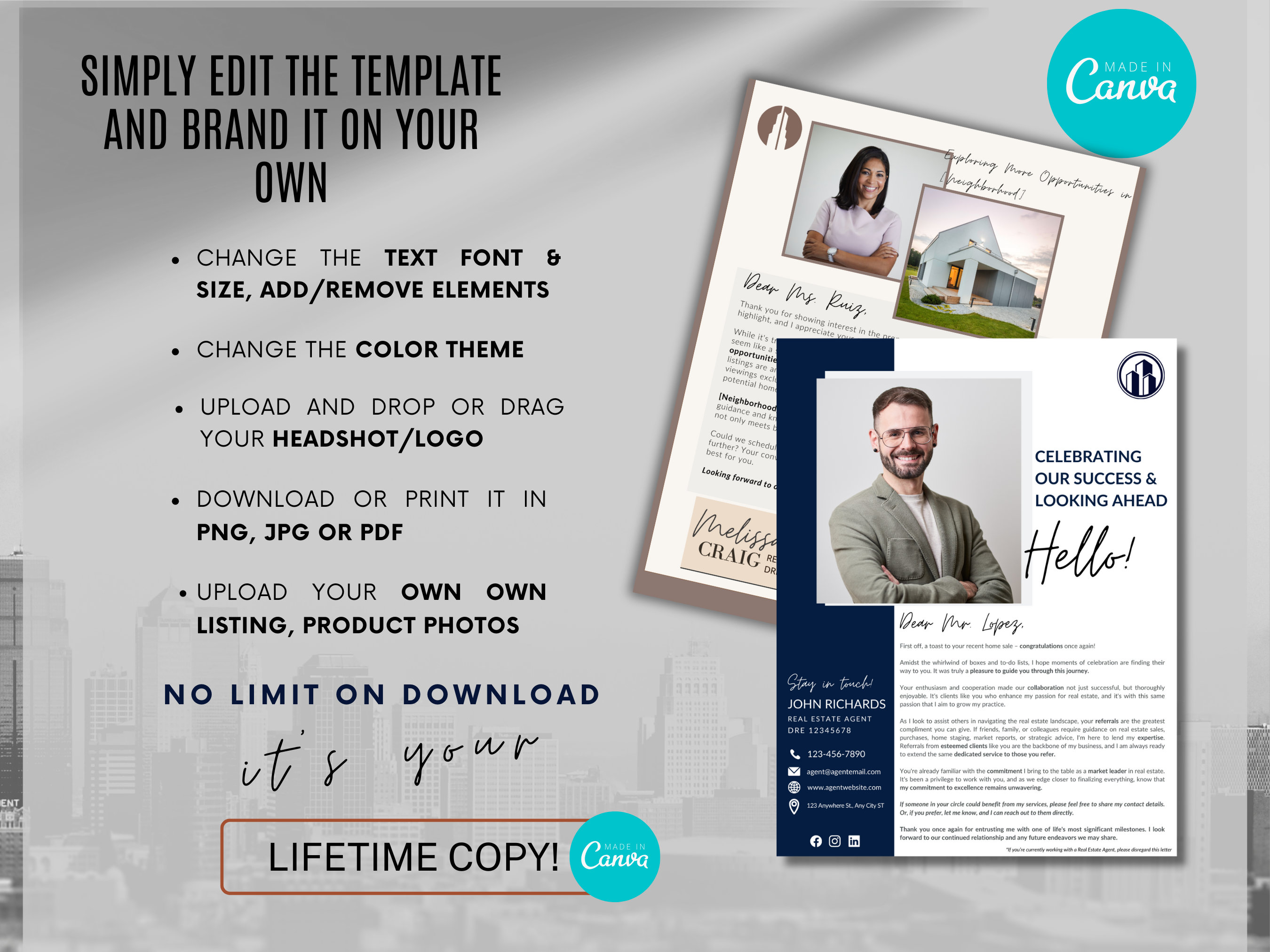 Real Estate Seller and Buyer Prospecting and Lead Farming Letter ...