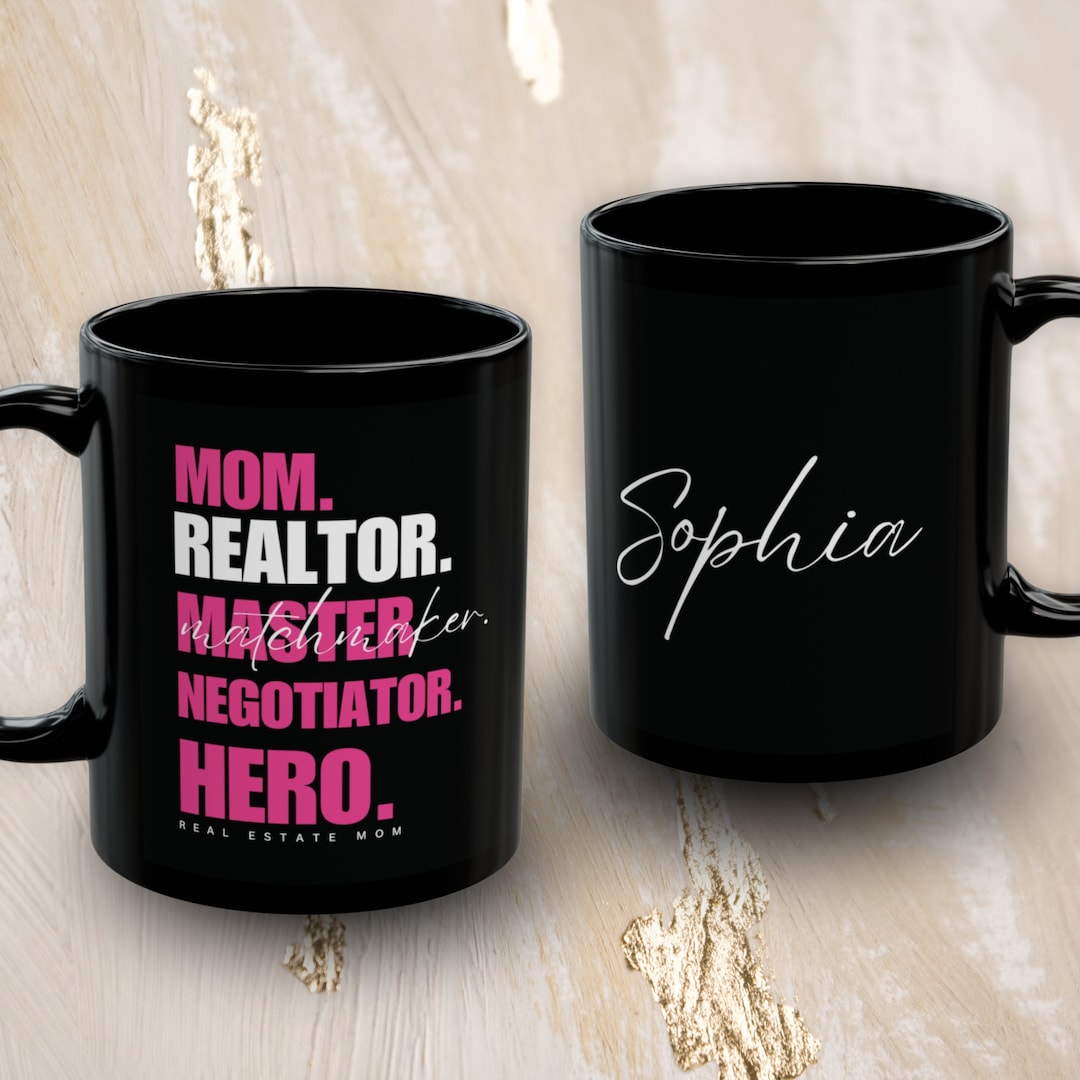 Realtor Personalized Coffee Mug | Real Estate Custom Made Gift Ideas ...