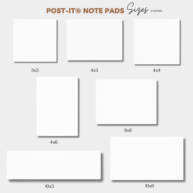 Customizable Sticky Notes for Professionals, Real Estate Note Pads ...