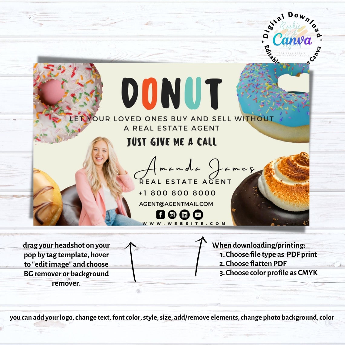 Donuts Real Estate Pop by Tag Referrals Pop by Tag - Etsy