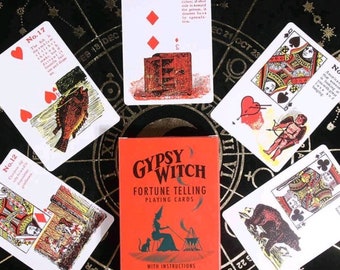 Witch Playing Cards - Etsy