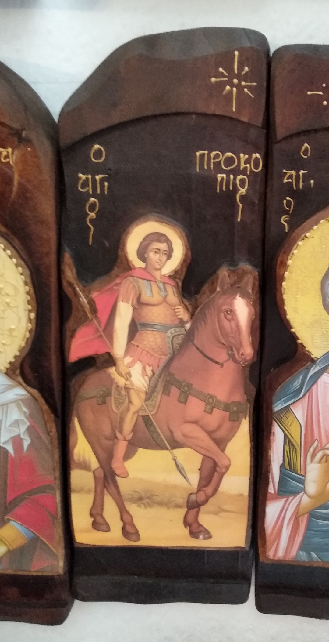 Saint Prokopios Icons X1 Orthodox Greek Byzantine Handmade - Etsy