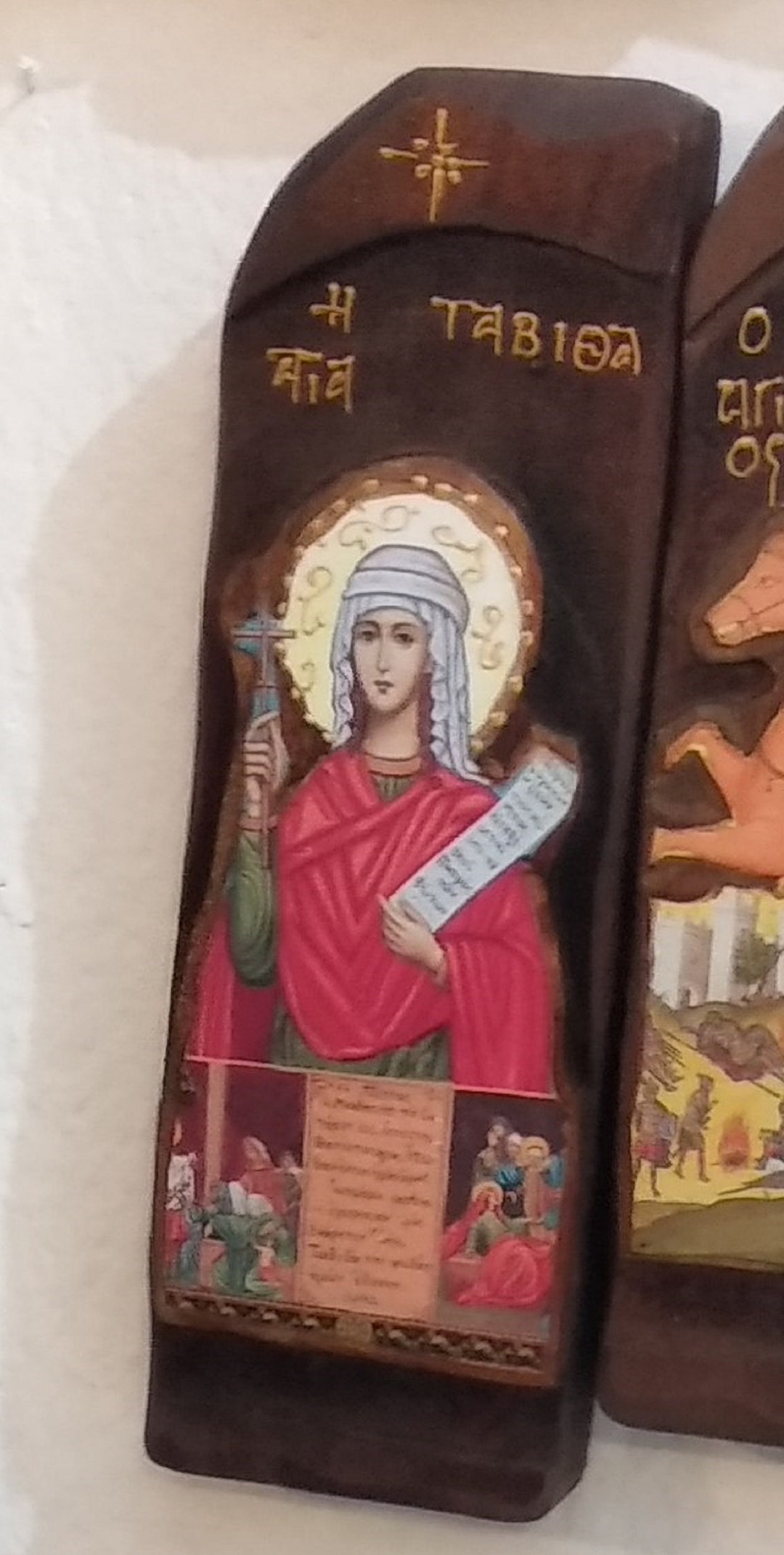 Saint Tabitha Icons X1 Orthodox Greek Byzantine Handmade Icons on ...