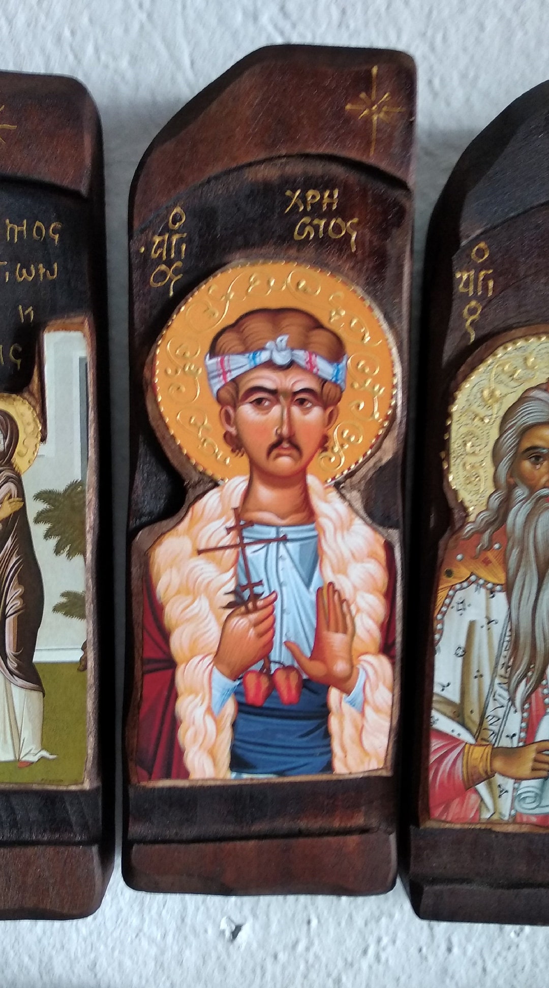 Saint Christos Icons (X§1)- Orthodox Greek Byzantine Handmade Icons on ...