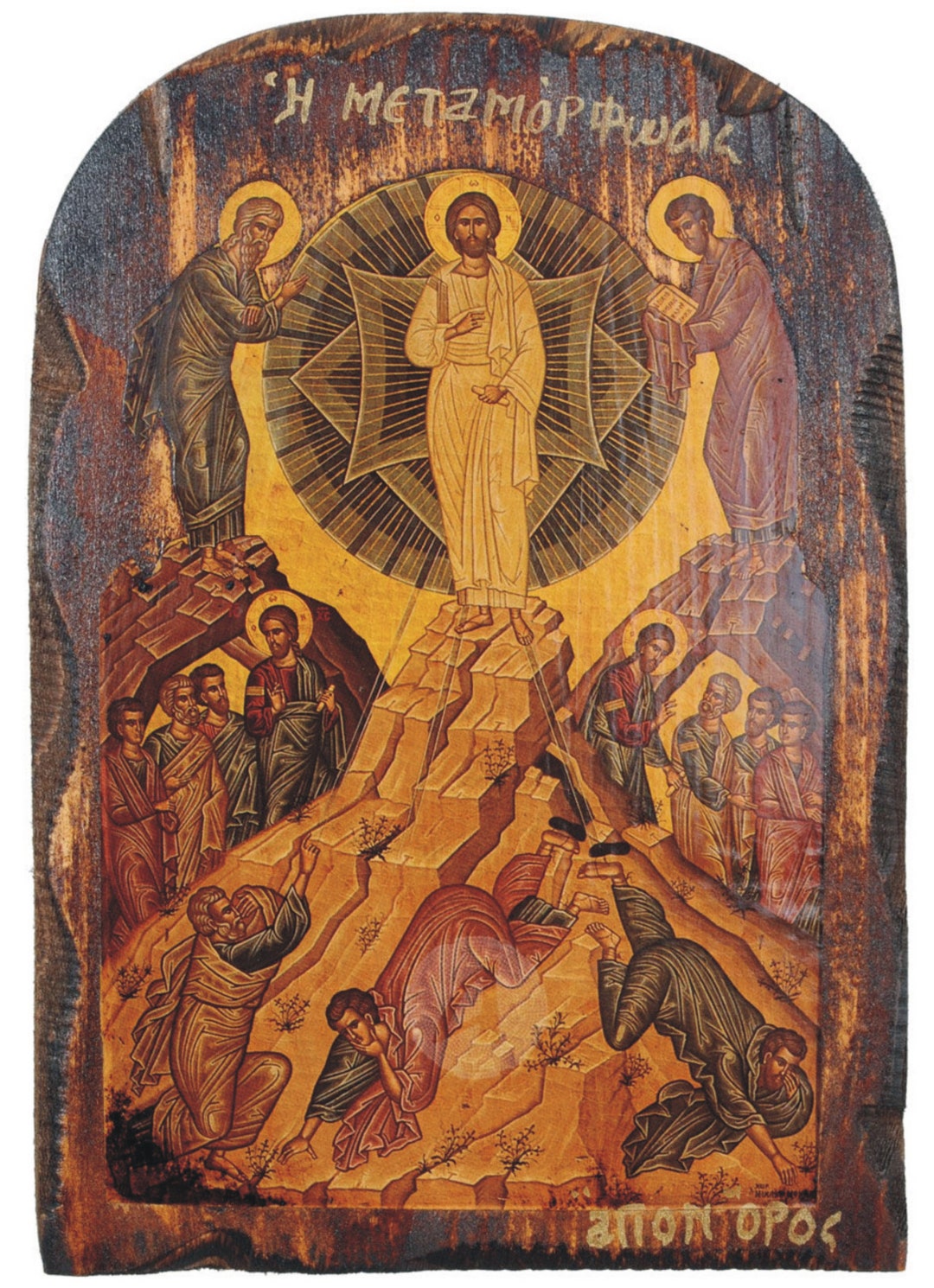 The Transfiguration of Christ the Savior Icons (L§1) - Orthodox Greek Byzantine Handmade Icons ...